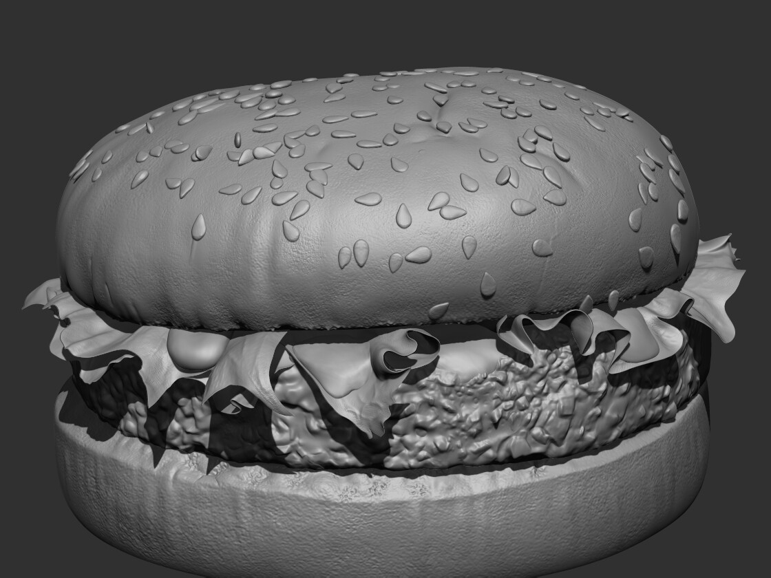 ArtStation - Burger 3d model