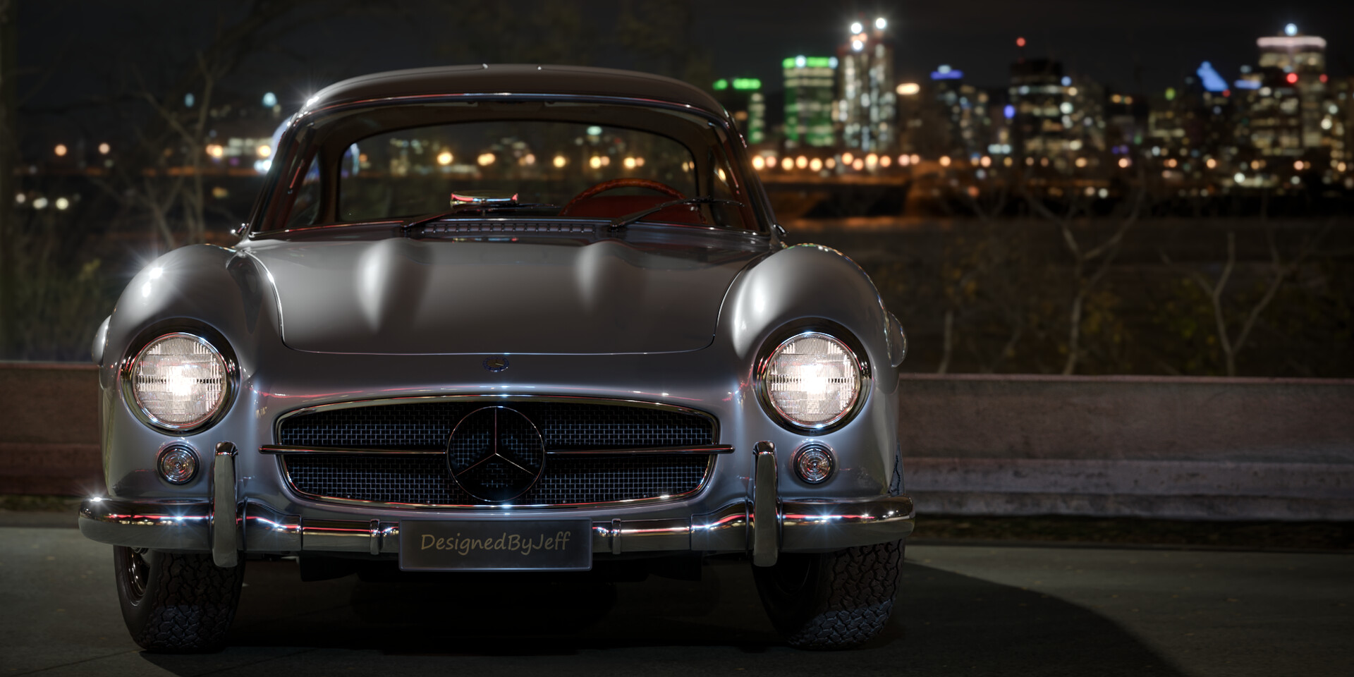 ArtStation - Mercedes-Benz 300 SL (WIP)