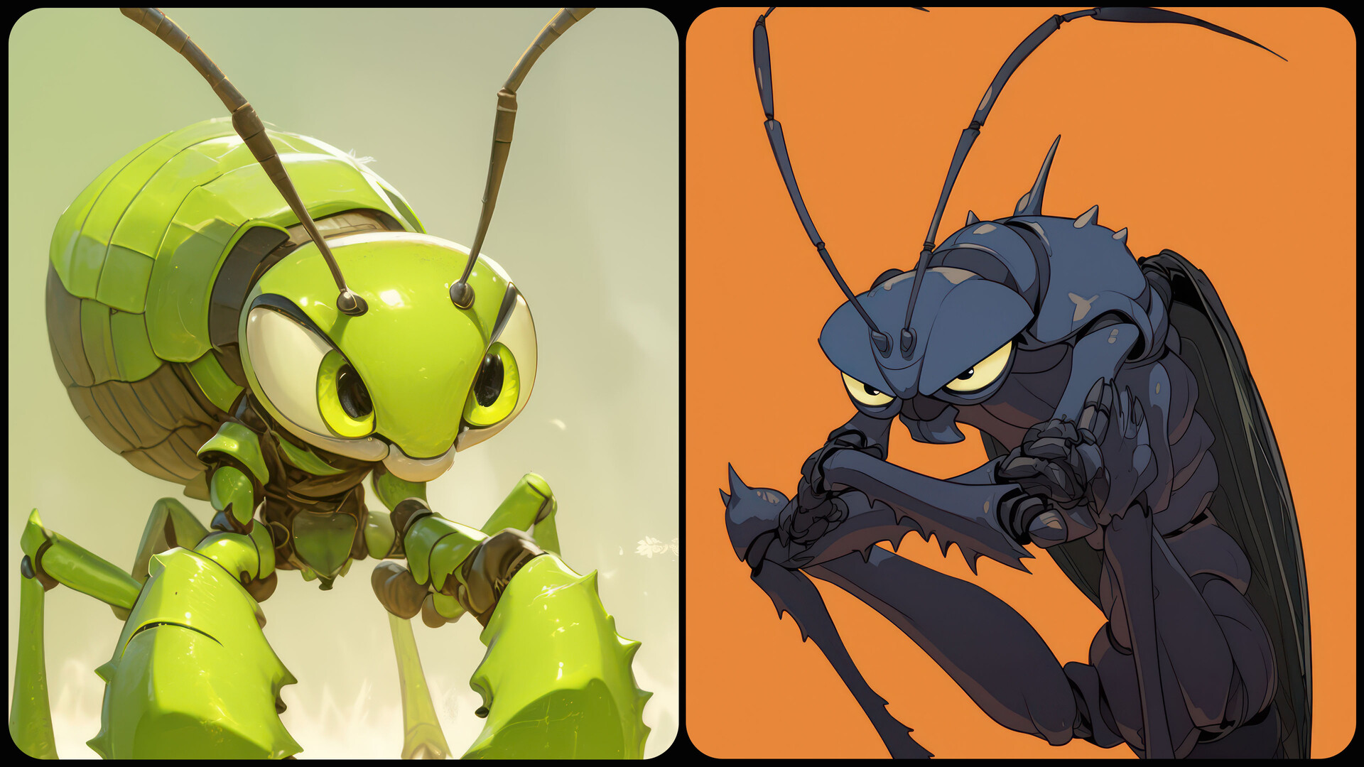 Ferial Studio - 🔹260 Insect - Cartoon Character Reference Image Pack v ...