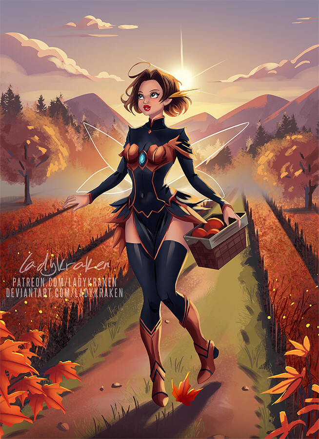 ArtStation - Autumn Fairy - Commissions OPEN