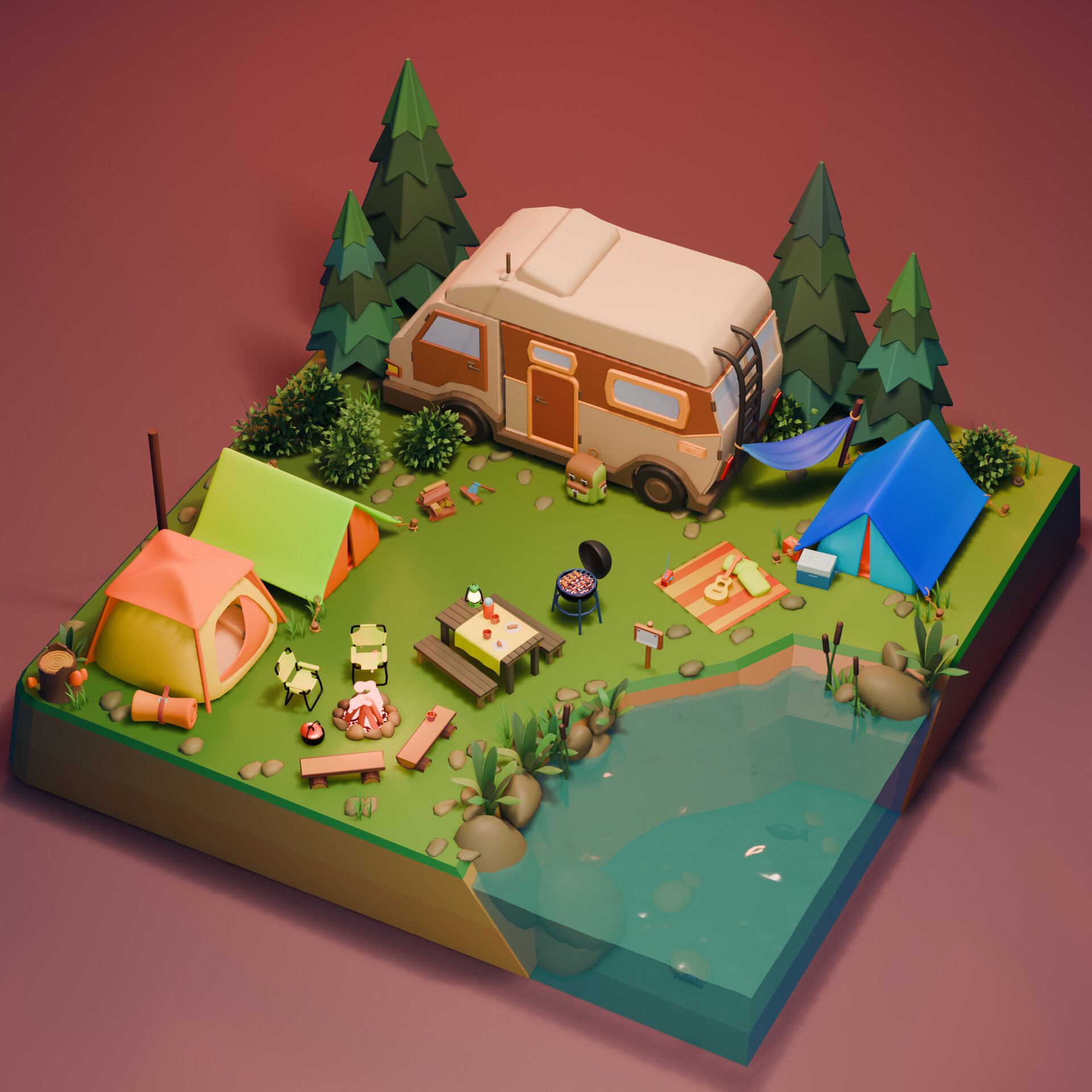 ArtStation - Camping