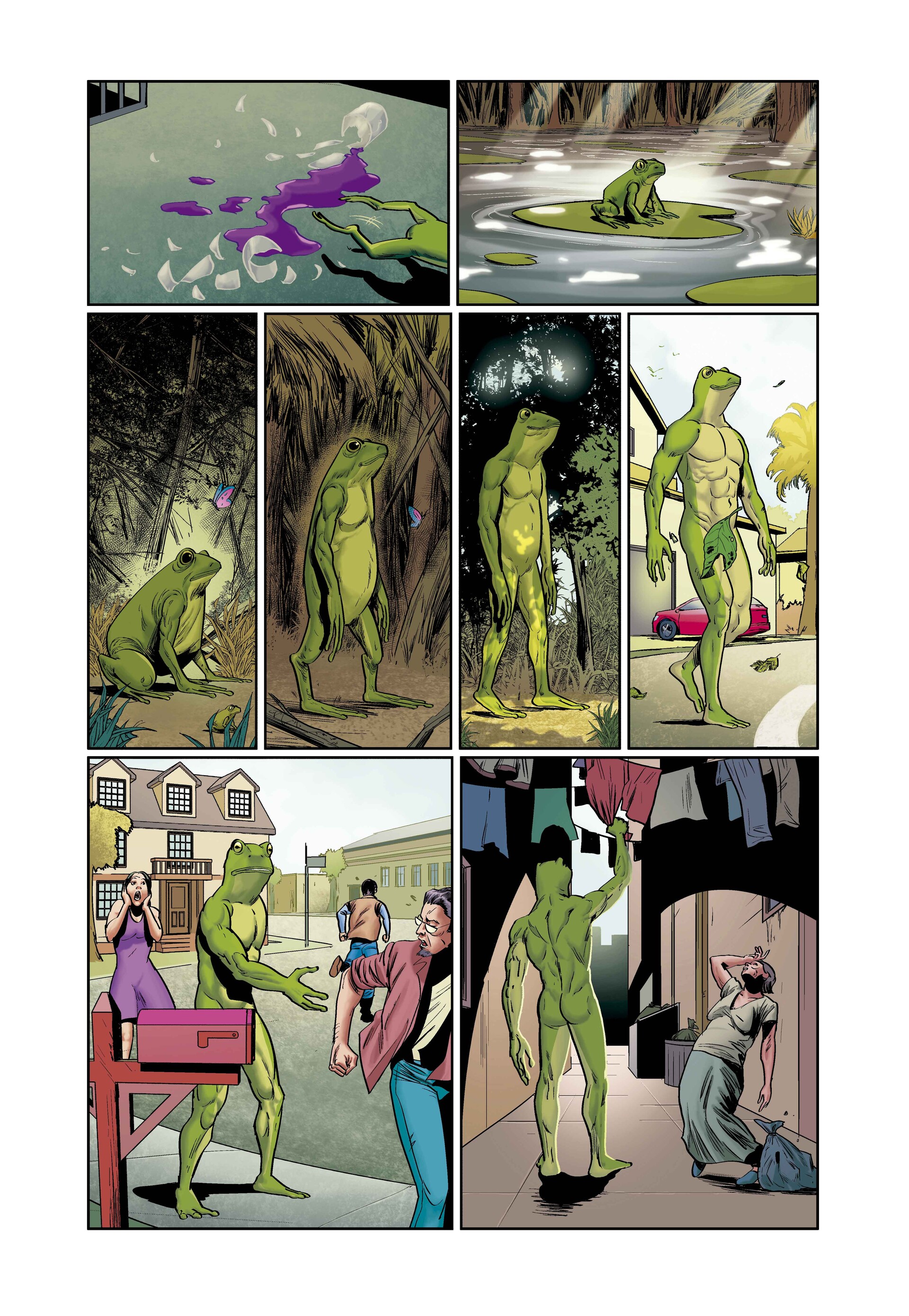 Marcelo Santana - Pages of "Anura" (Altruistink Comics)