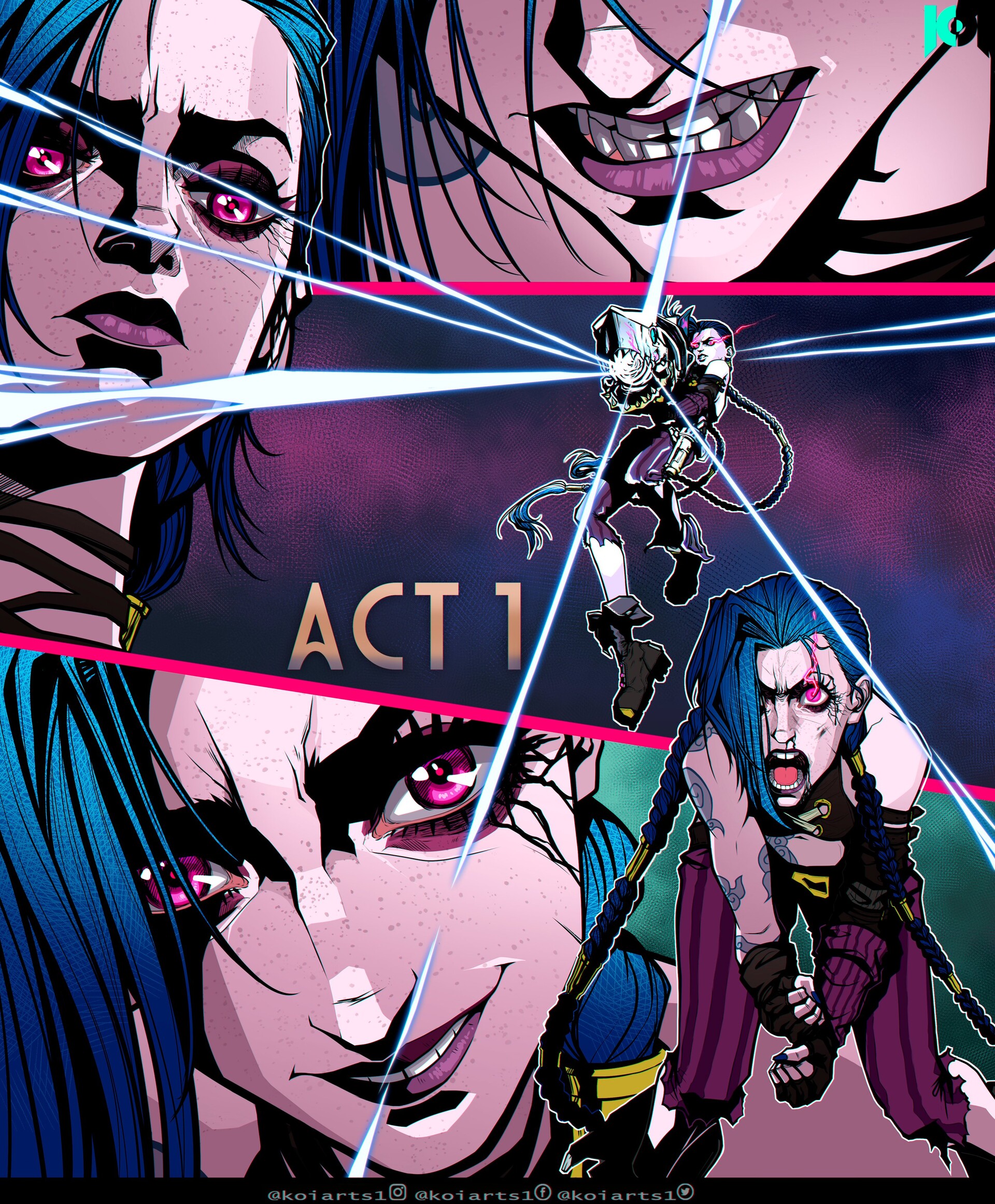 ArtStation - Jinx Act 1 Arcane season 2