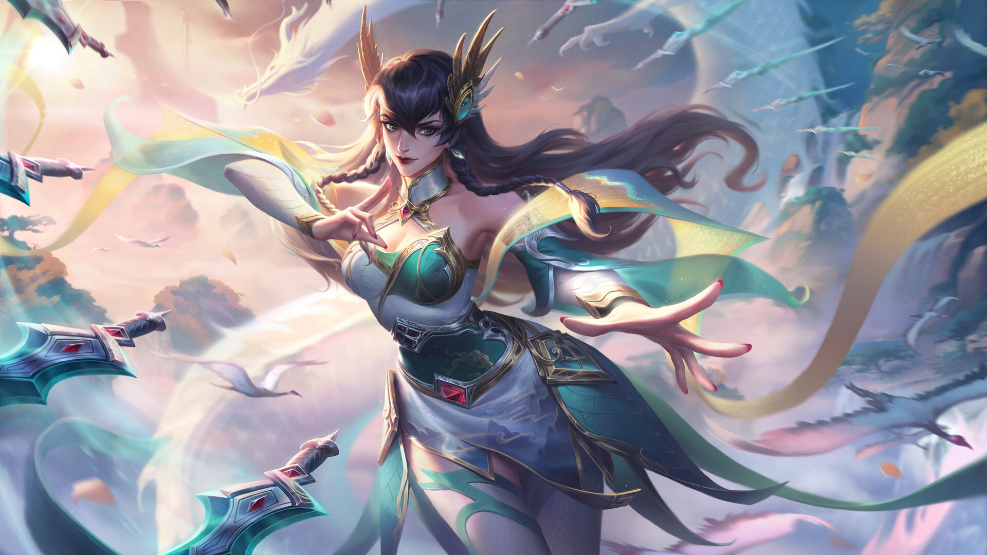 ArtStation - Divine sword Irelia FanArt