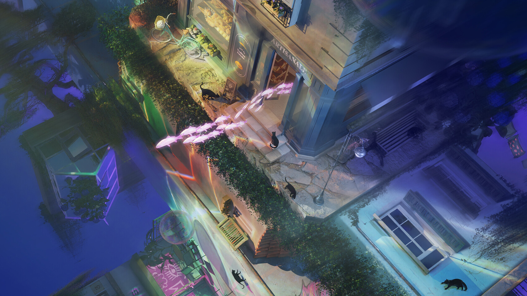 Elena Conte - Illustrator & concept artist - Up here in the sea