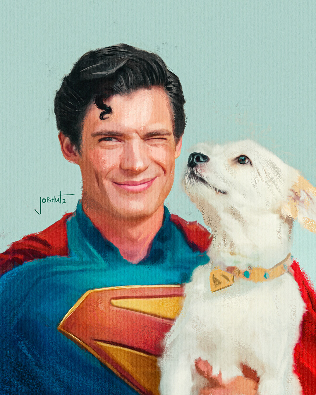 superman 1978 textless poster