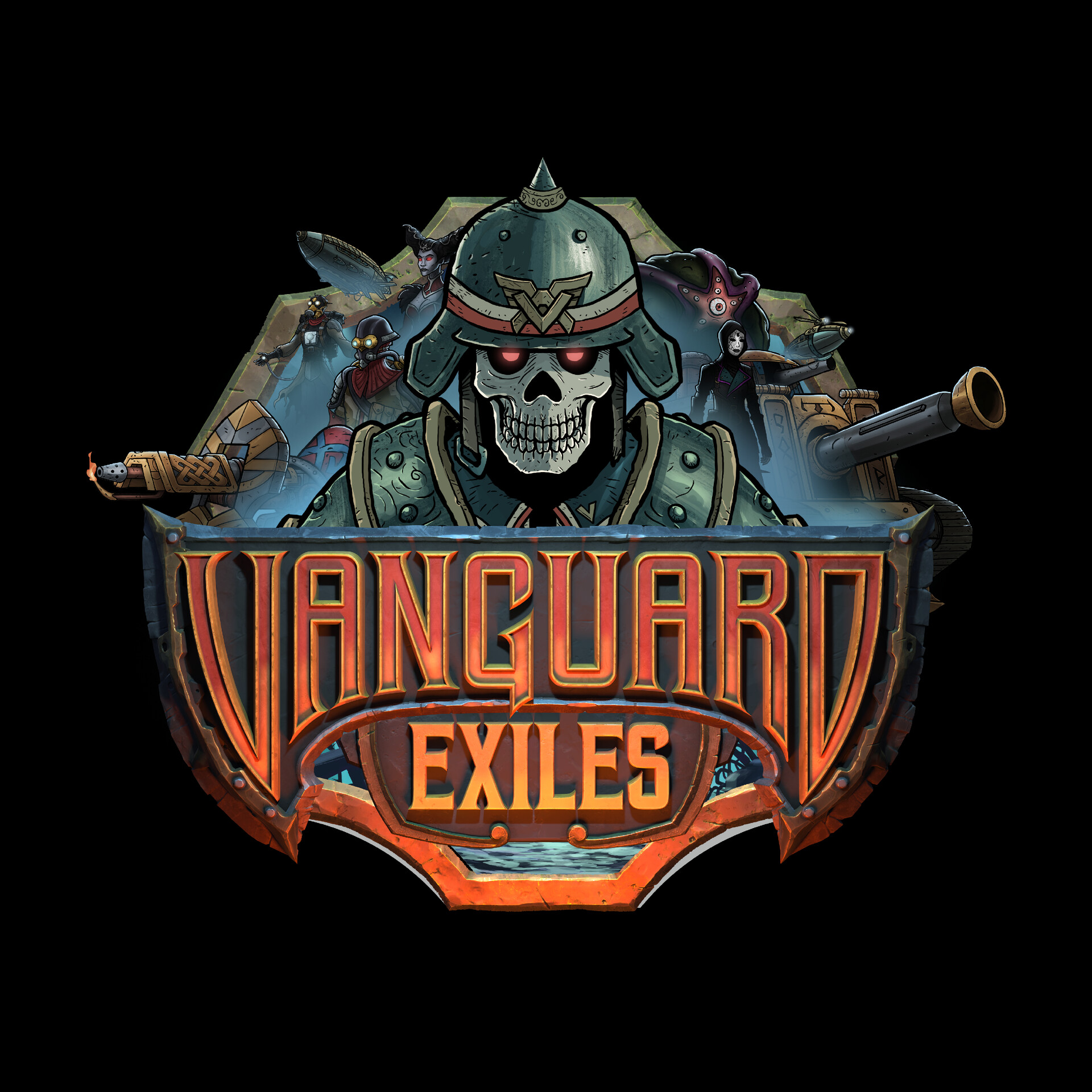 ArtStation - Vanguard Exiles Splash and Logo Art