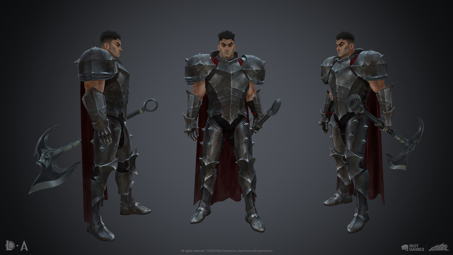 ARCANE | Welcome to Noxus Darius Texturing | Céline Giglio – @art-of ...