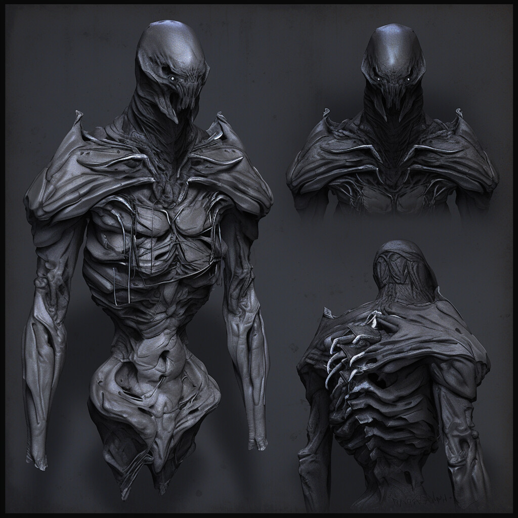 3D Head Sculpt References in 4K - Tika Art - +300 Raw Creature Body ...