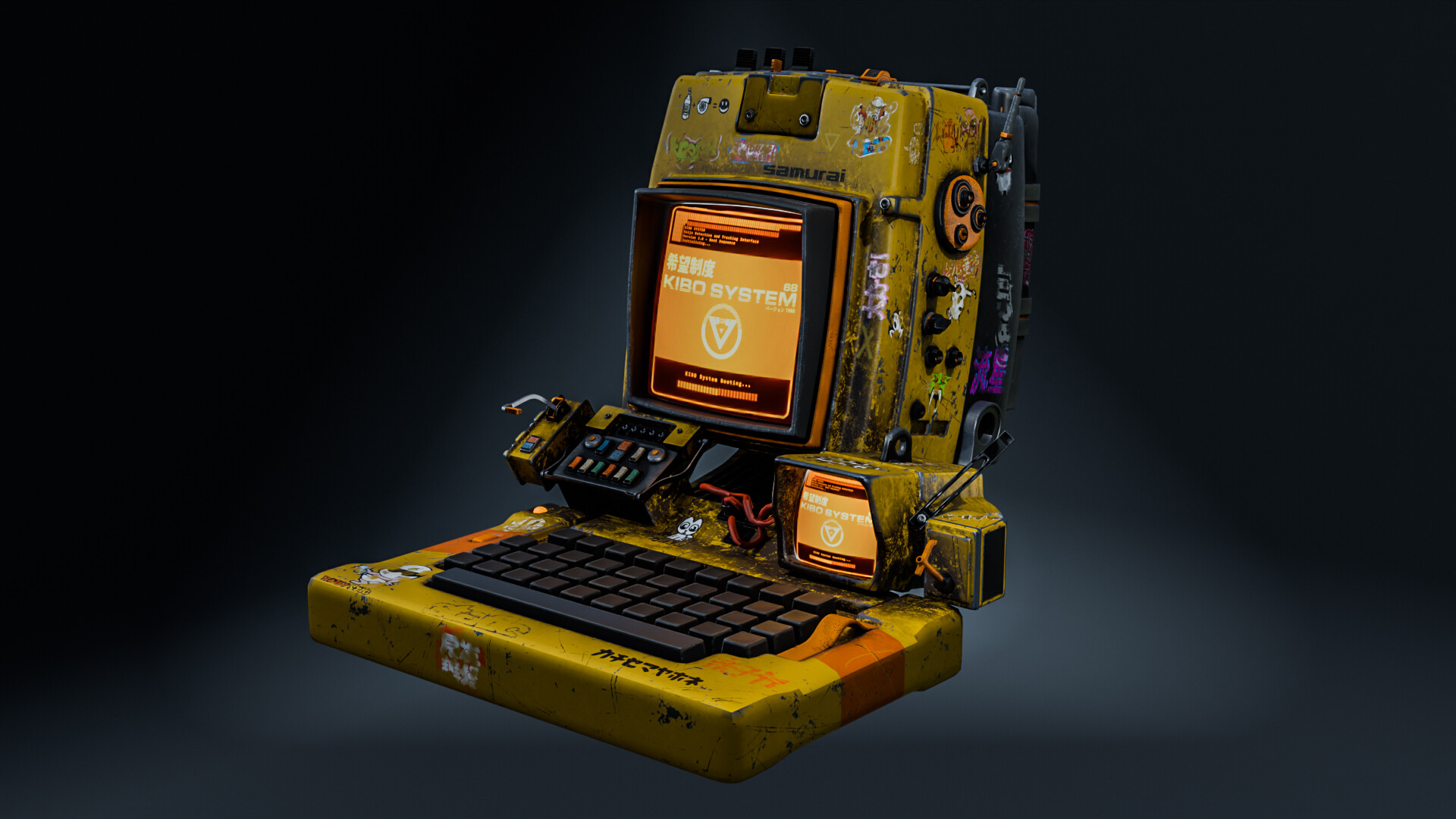 ArtStation - Futuristic computer