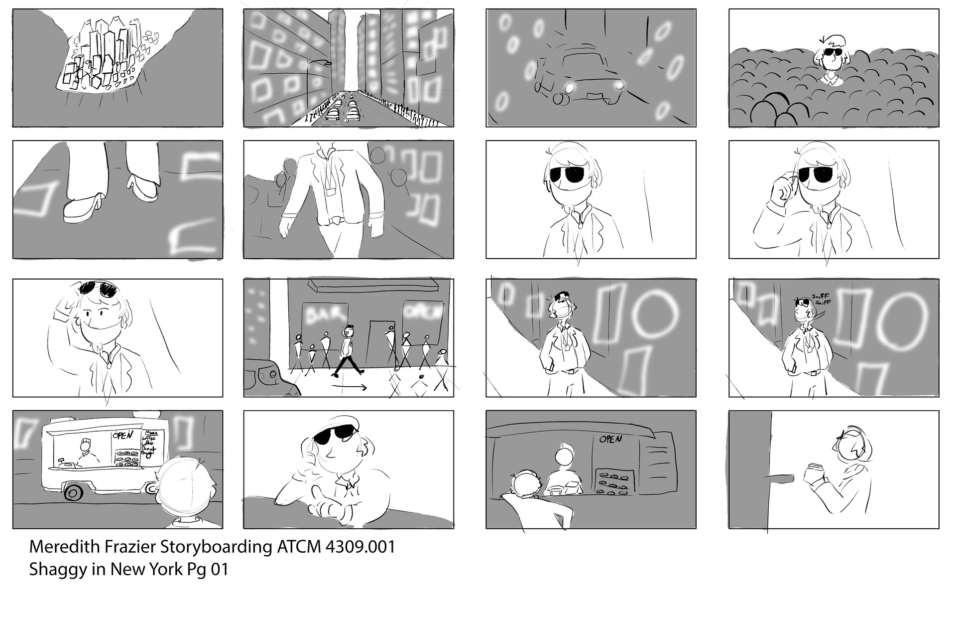 ArtStation - Mystery Gang Crossover Storyboards