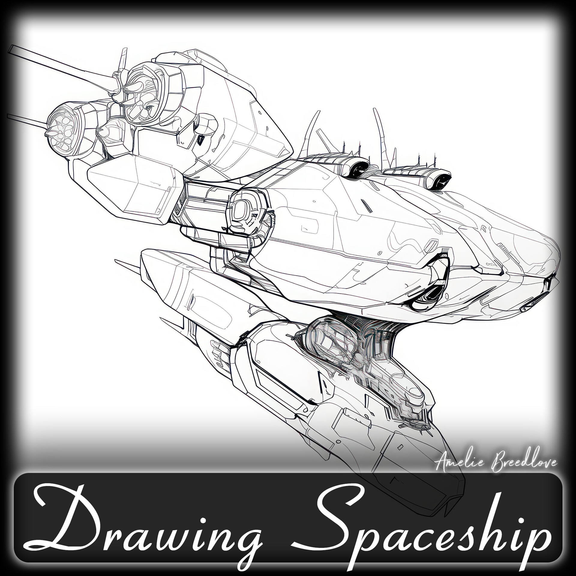 ArtStation - 300 Drawing Spaceship Reference Pack | 4K | v.18