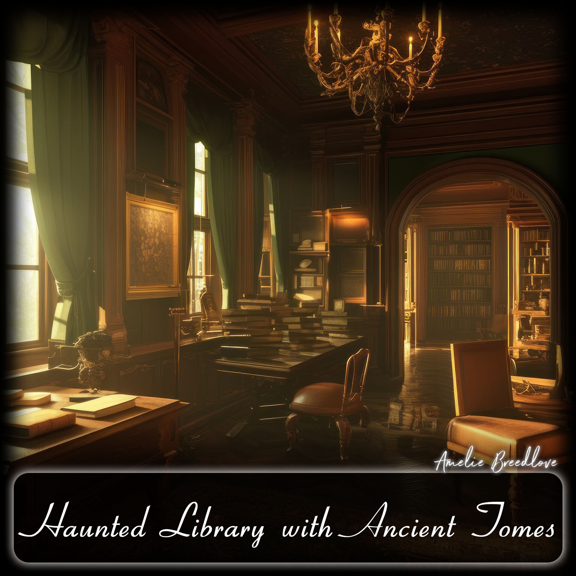 ArtStation - 200 Haunted Library with Ancient Tomes Reference Pack | 4K ...