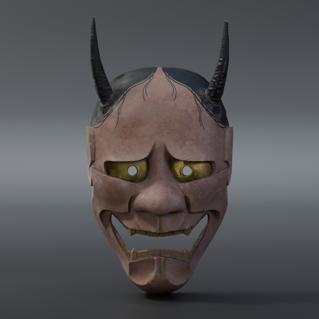 ArtStation - Noh Hannya Mask