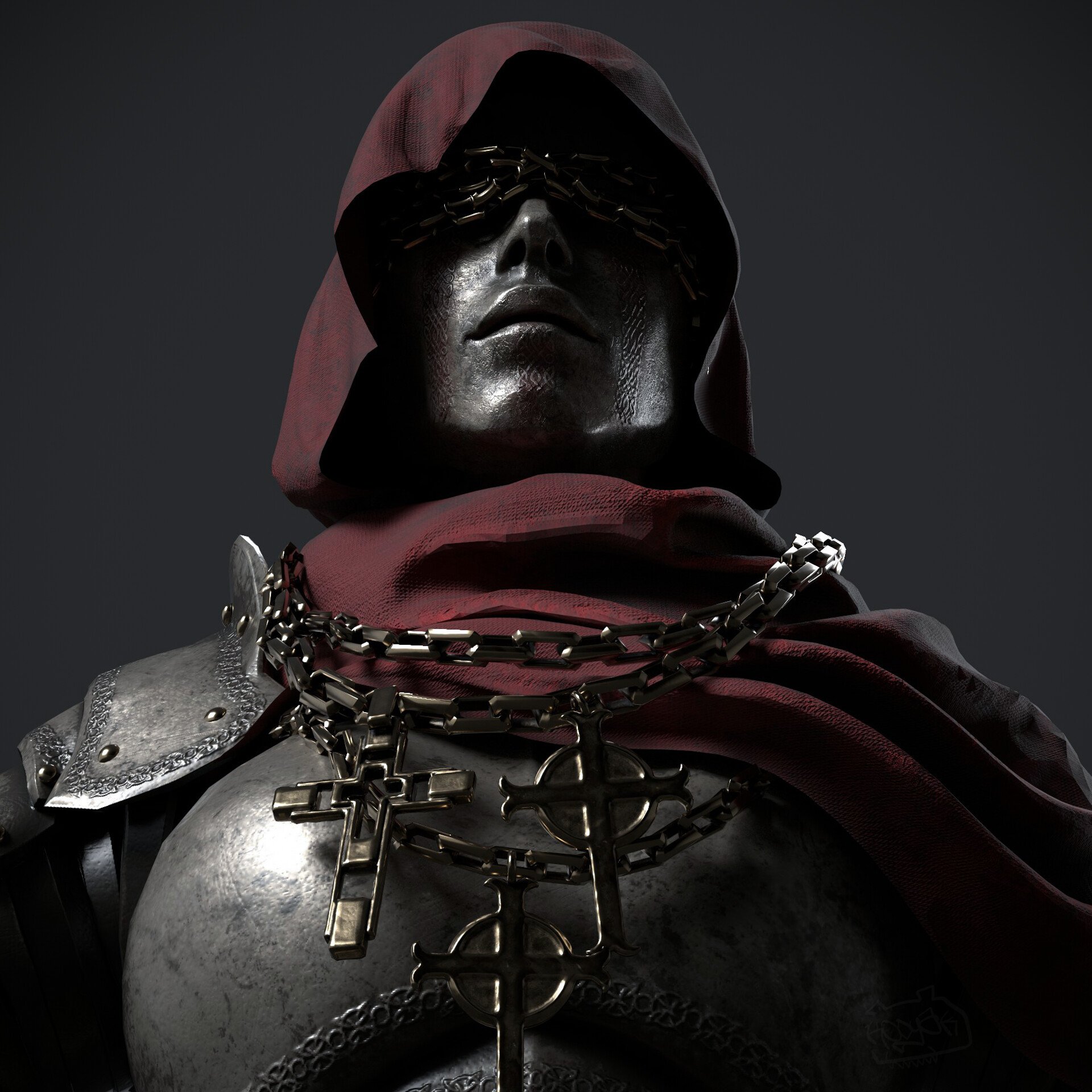 ArtStation - The Priestess-Knight – Servant of Vice