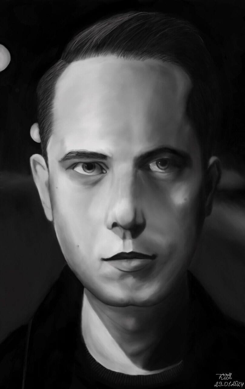 ArtStation - Portrait of a singer "Gibbs"