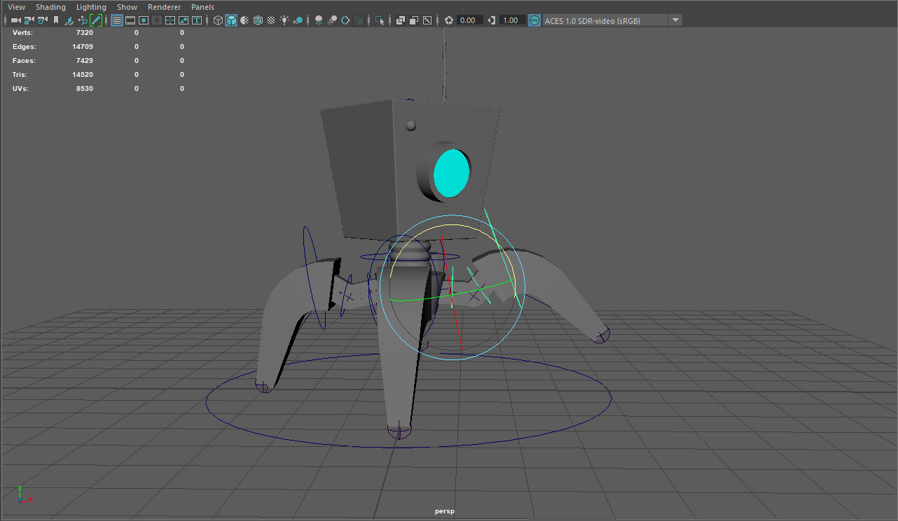 ArtStation - Quad spiderbot