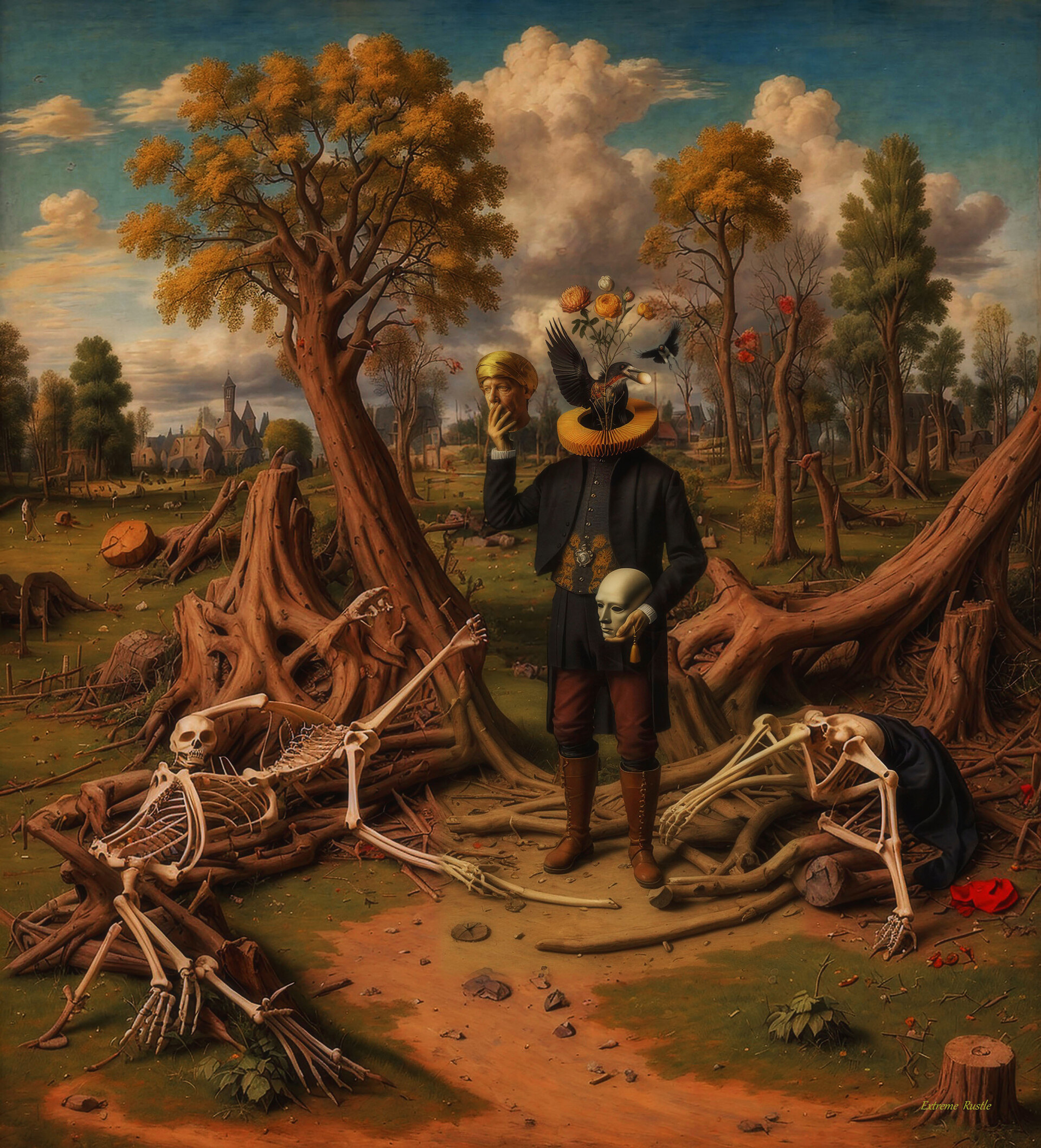 ArtStation - Awakening of Spring / I take off the winter Mask.