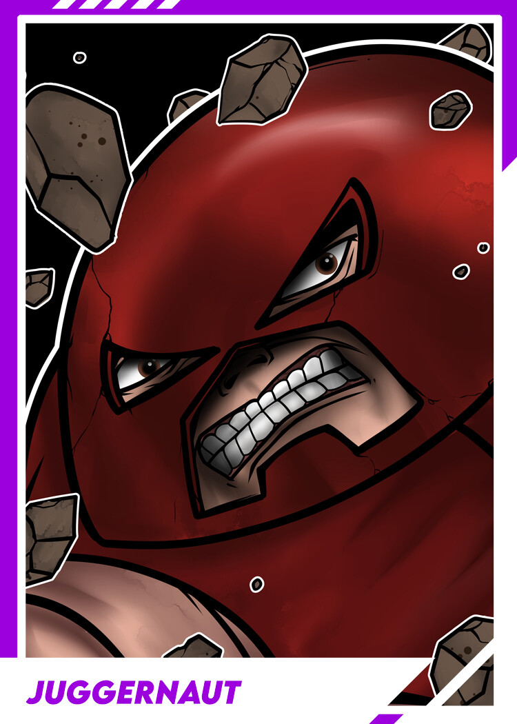 ArtStation - Juggernaut Custom Trading Card