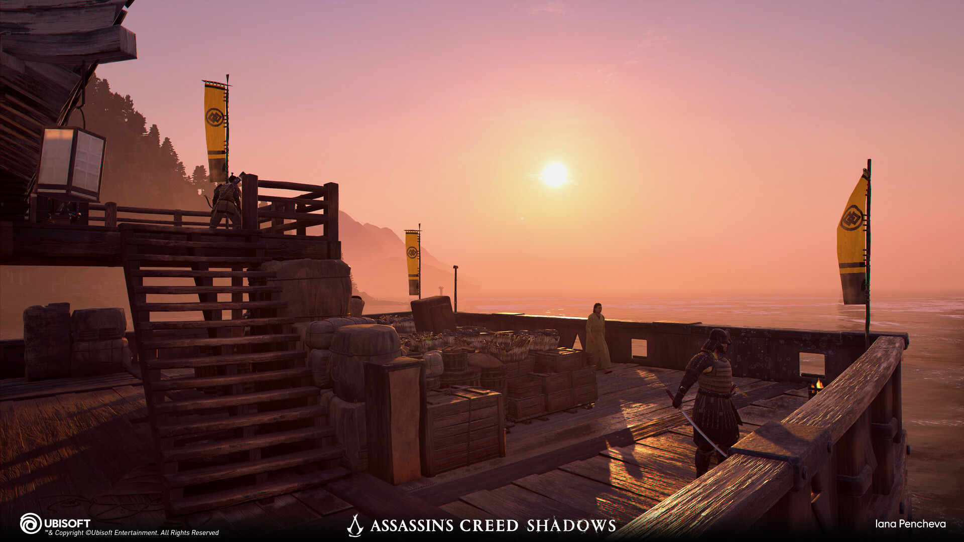 Iana Pencheva - Assassin's Creed Shadows - Atakebune Ship - Gobo