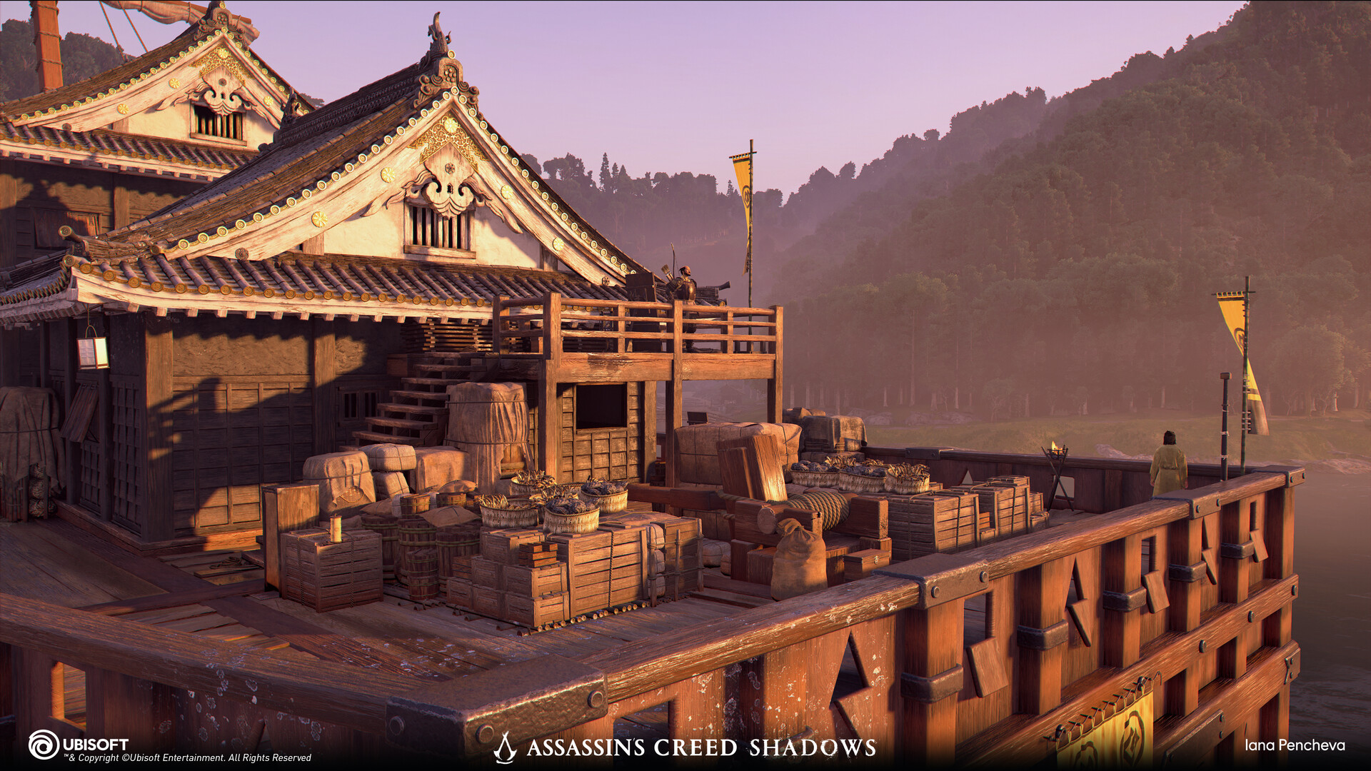 Iana Pencheva - Assassin's Creed Shadows - Atakebune Ship - Gobo