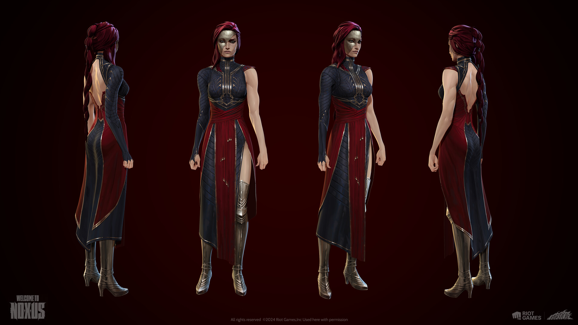 Gilles Roman - WELCOME TO NOXUS - Katarina - Textures