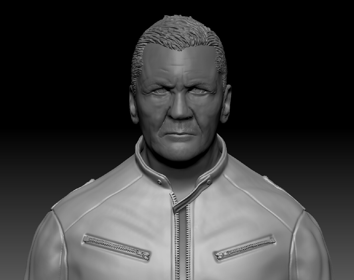 ArtStation - 3D Model of Actor Craig Fairbrass for 3D Printing