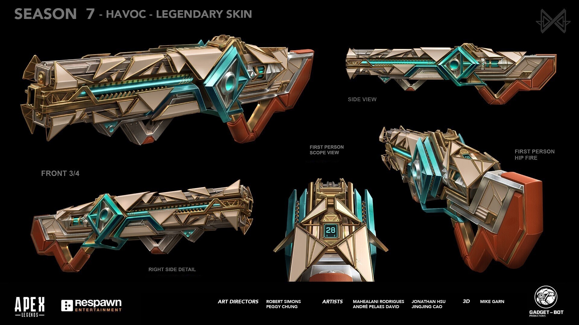 ArtStation - Apex Legends - Weapon Skin Design
