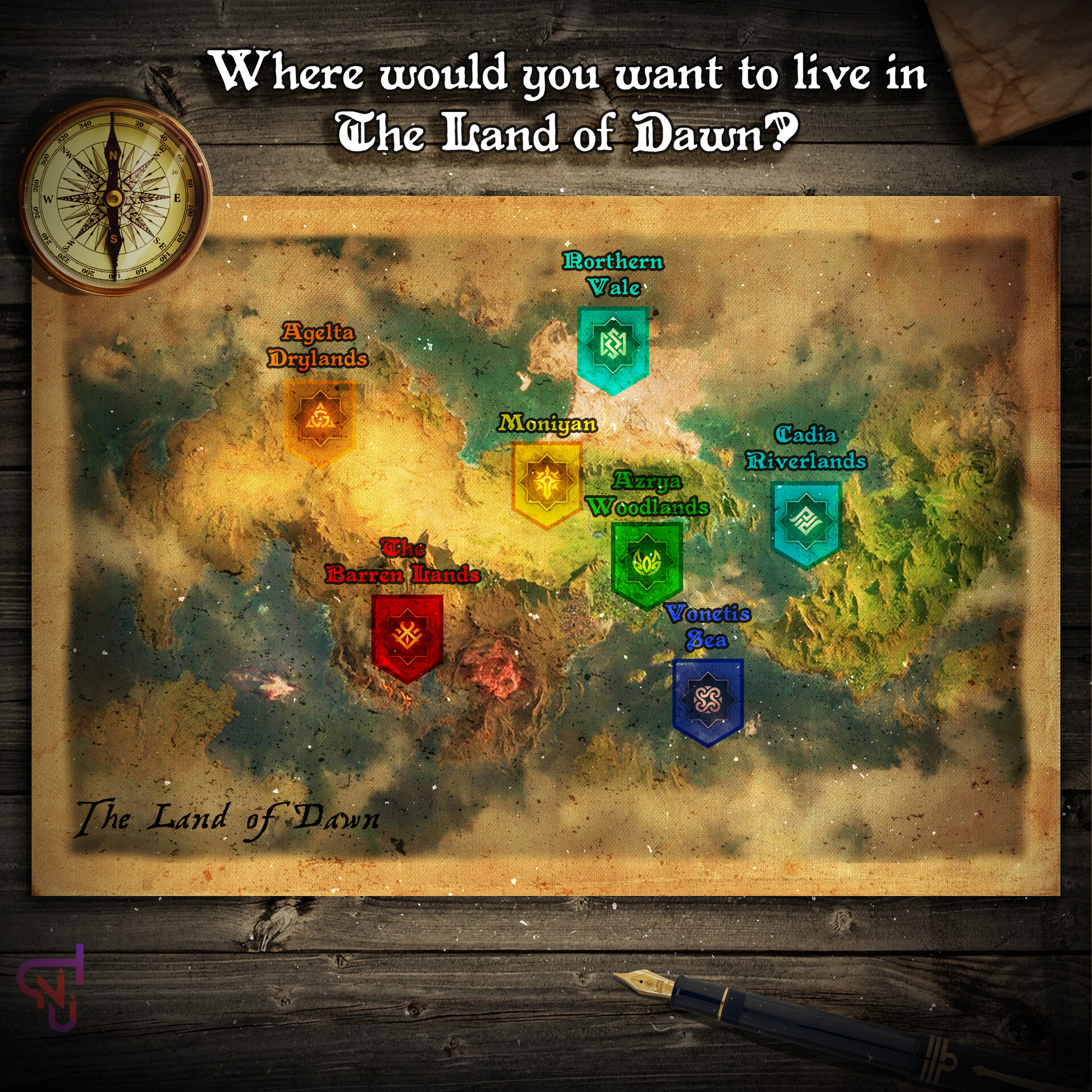 ArtStation - The Land of Dawn