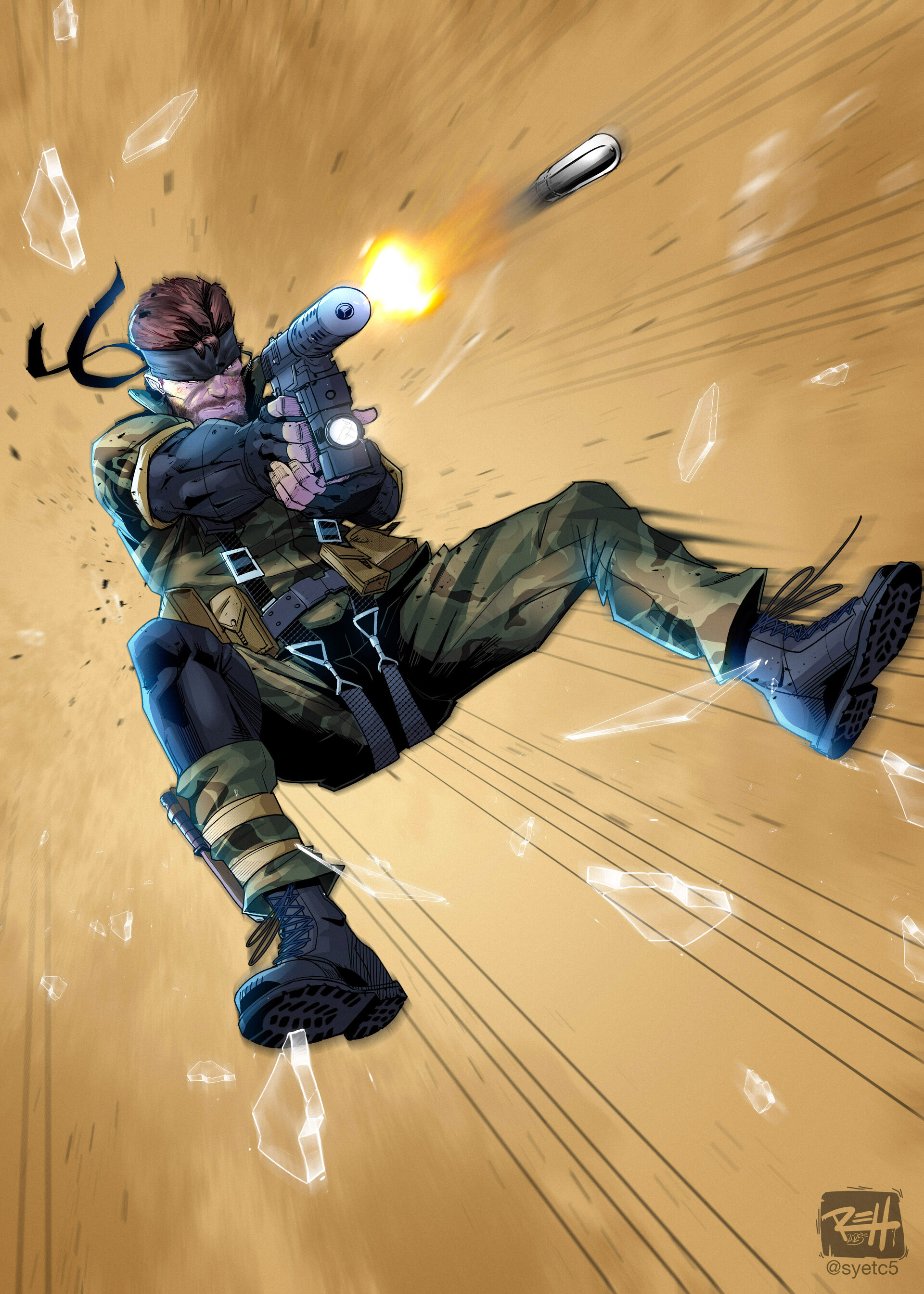 ArtStation - Solid Snake