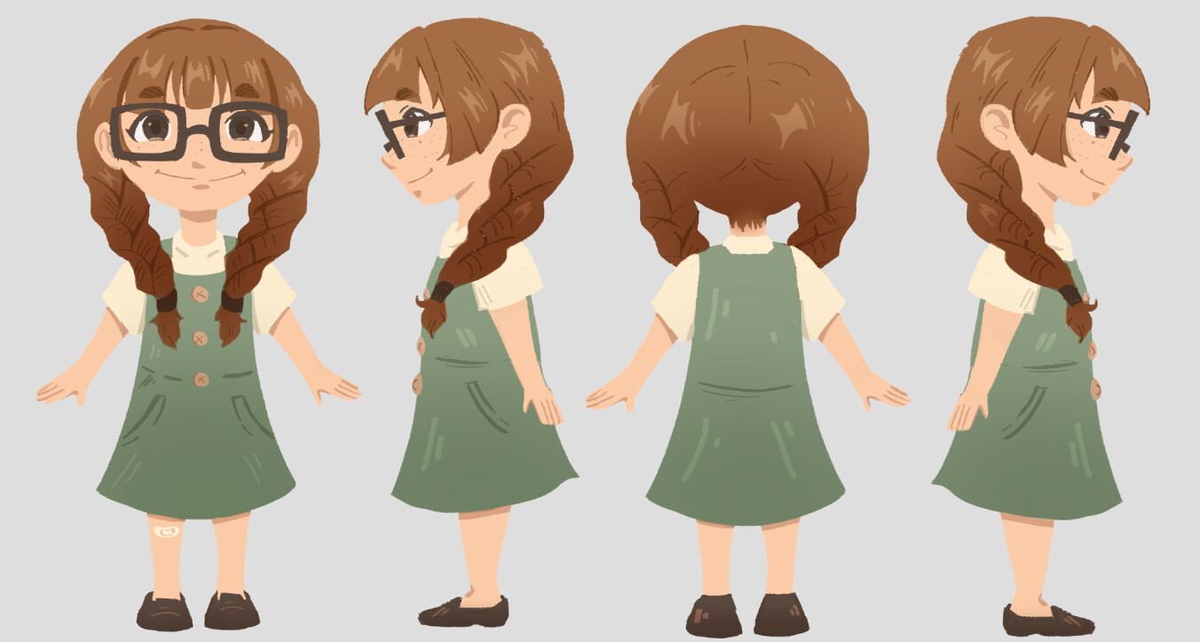 ArtStation - Character model sheet