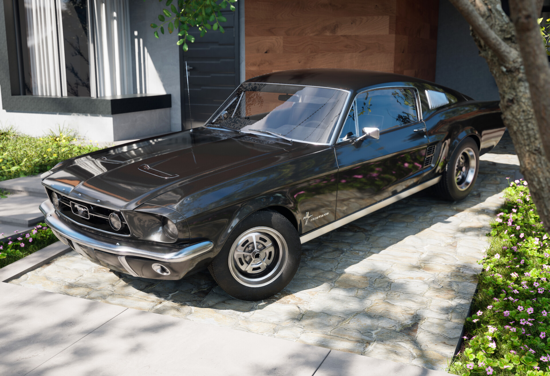 Ibrahim Antar - Ford Mustang 3d Render in Unreal Engine 5 (Unreal ...