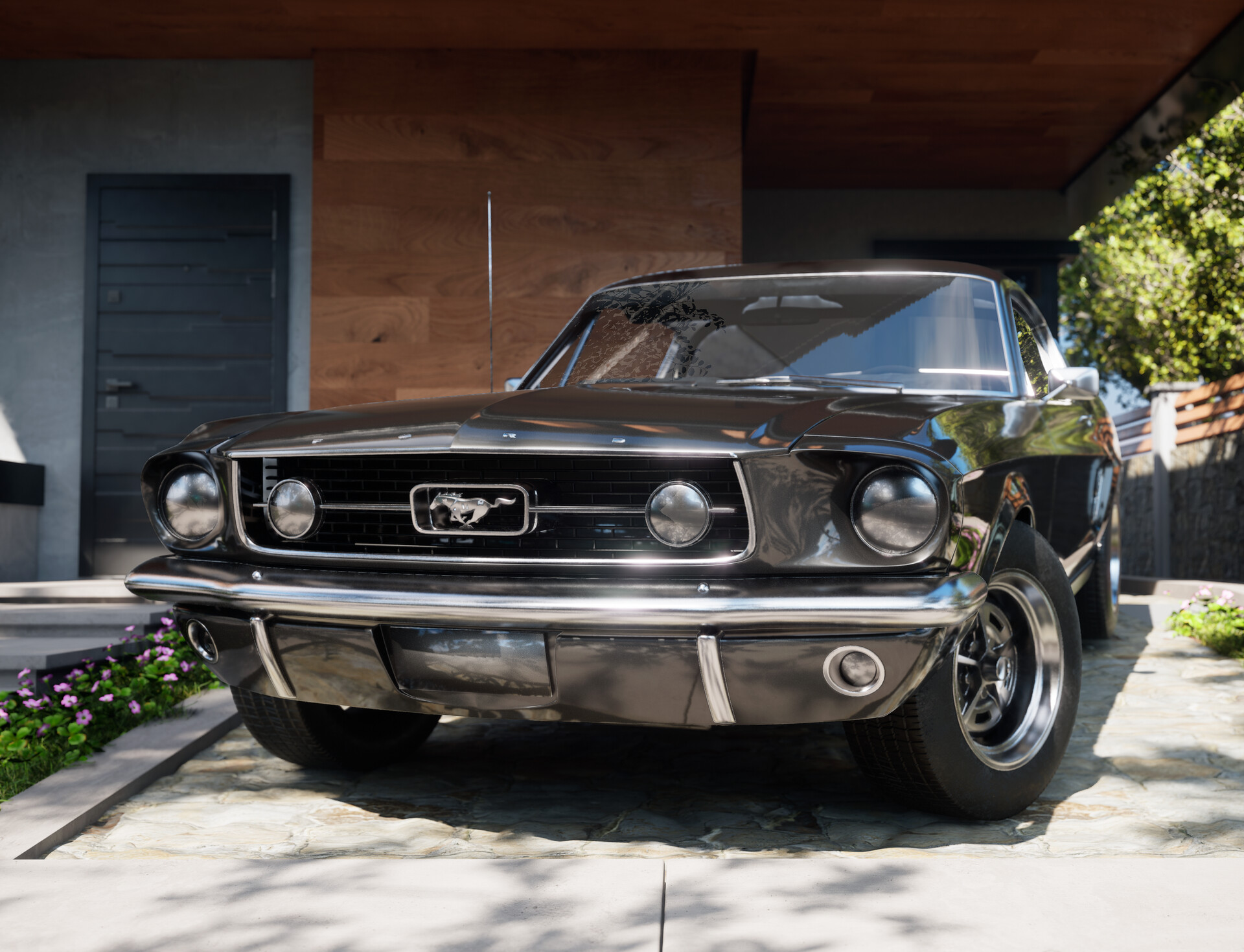 Ibrahim Antar - Ford Mustang 3d Render in Unreal Engine 5 (Unreal ...
