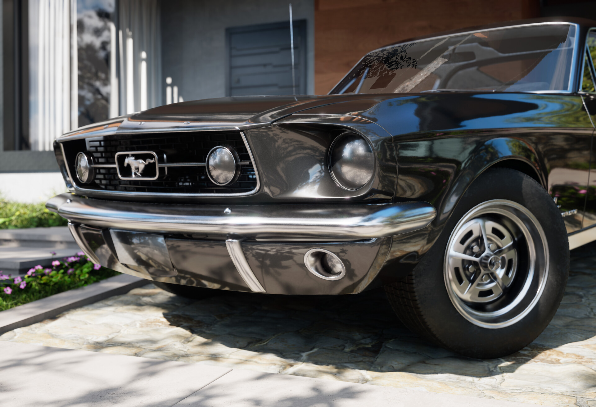 Ibrahim Antar - Ford Mustang 3d Render in Unreal Engine 5 (Unreal ...