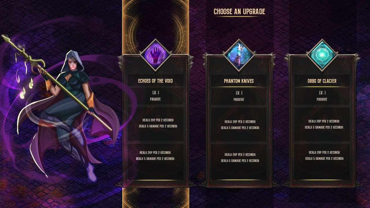 ArtStation - Skill Selection Screen "Echoes of Eclipse"