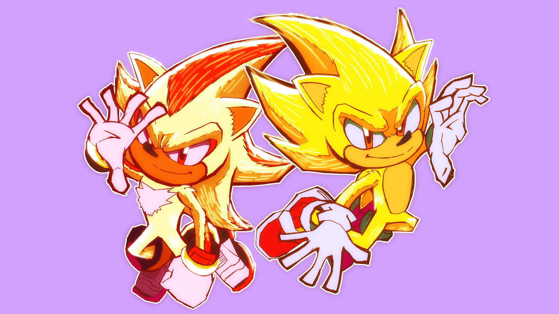 super sonic and super shadow