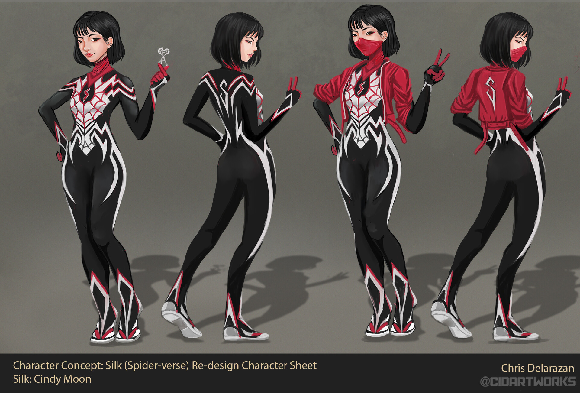 Chris Delarazan (@cidartworks) - 2D/3D Concept Art: Silk (Spider-verse ...