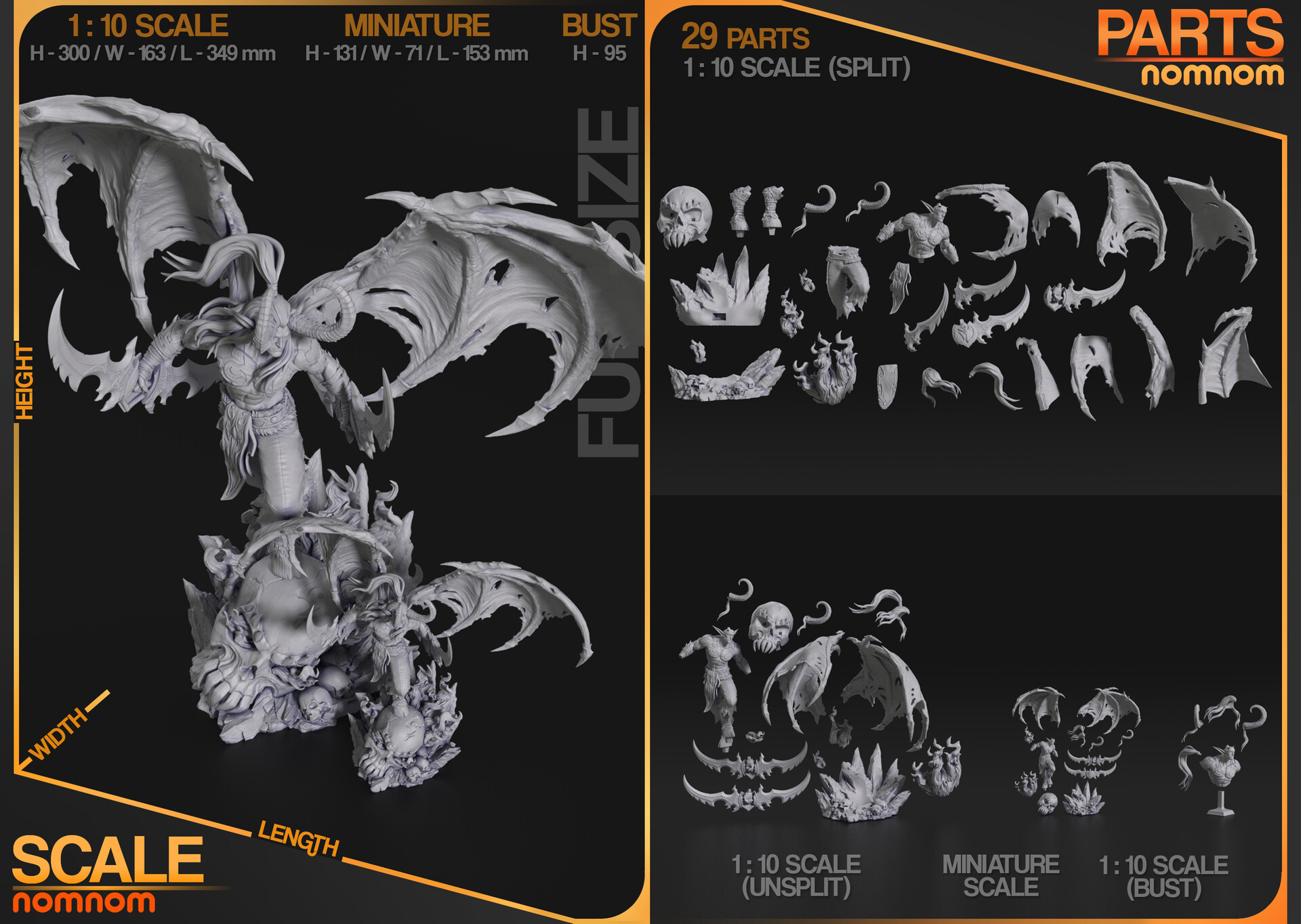 NomNom Figures - Illidan Stormrage - World of Warcraft