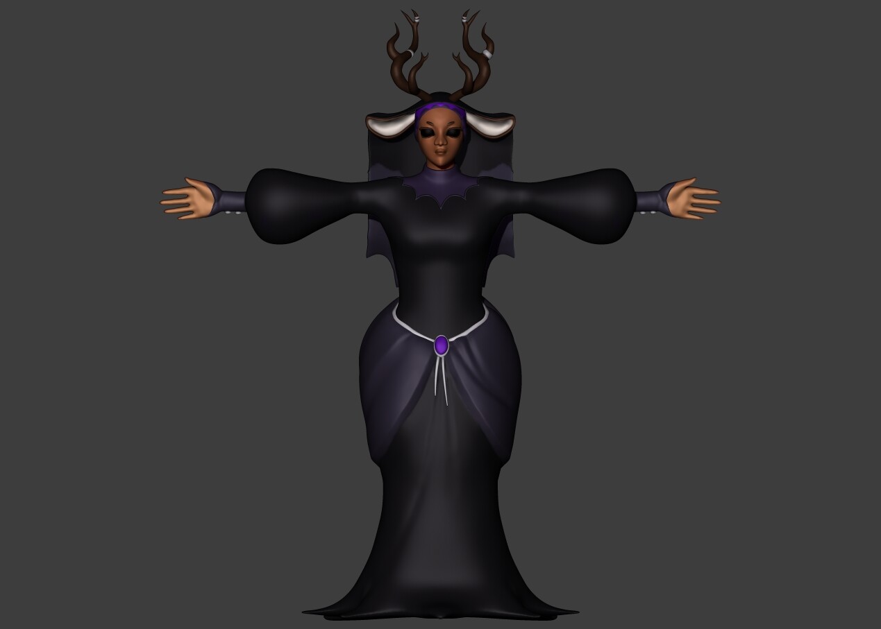 ArtStation - Deer Woman