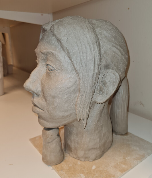 ArtStation - Sculpted Self Portrait Head