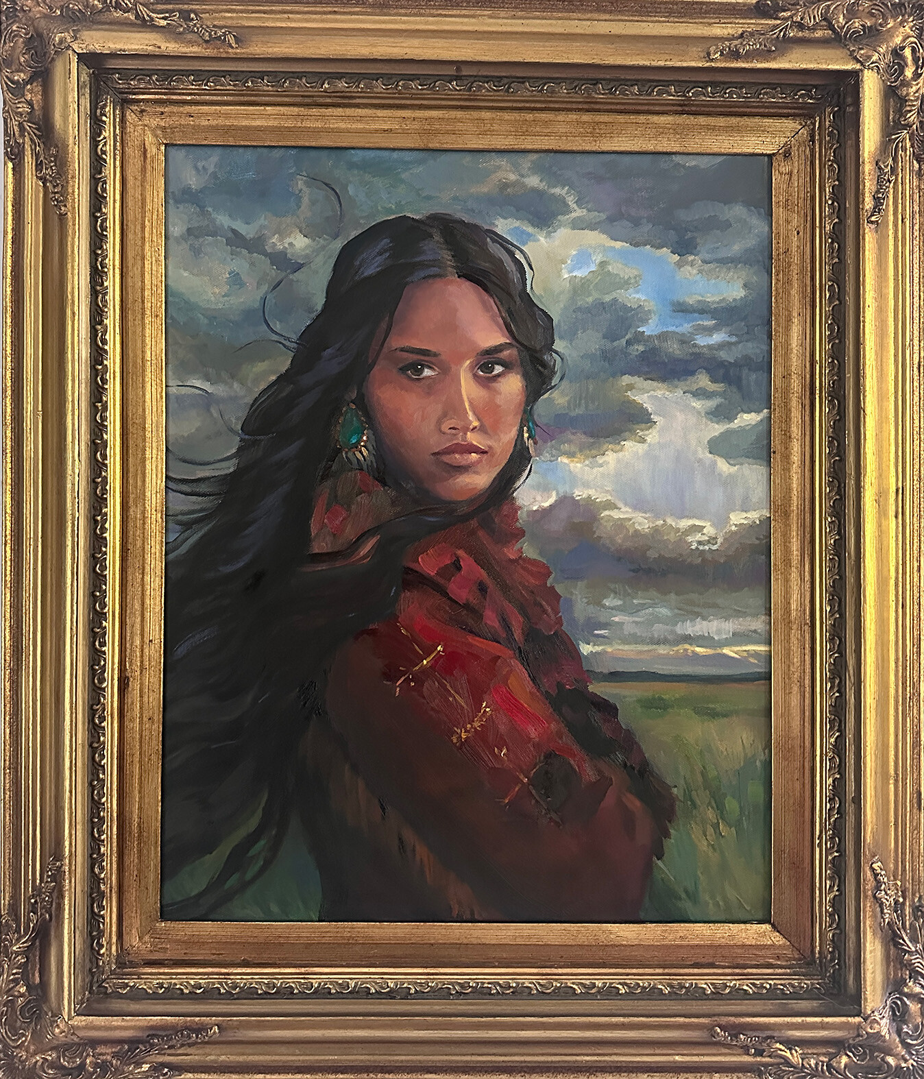 ArtStation - Storm Clouds (oil on canvas)