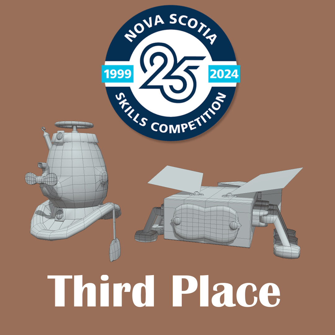 ArtStation - Bronze Medal - Skills Canada 3D Art: Modeling and Concept Art