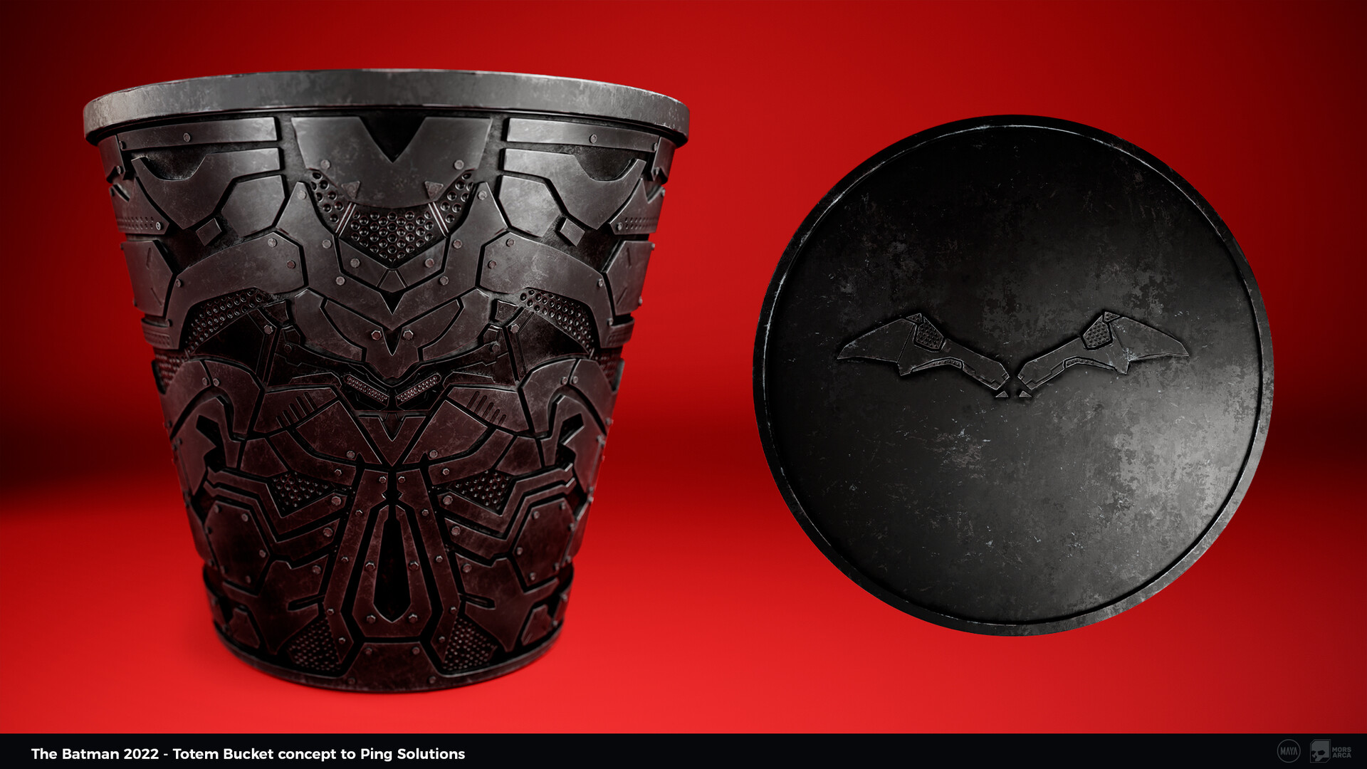 Alejandro Maya - The Batman (2022) 3d bucket concept
