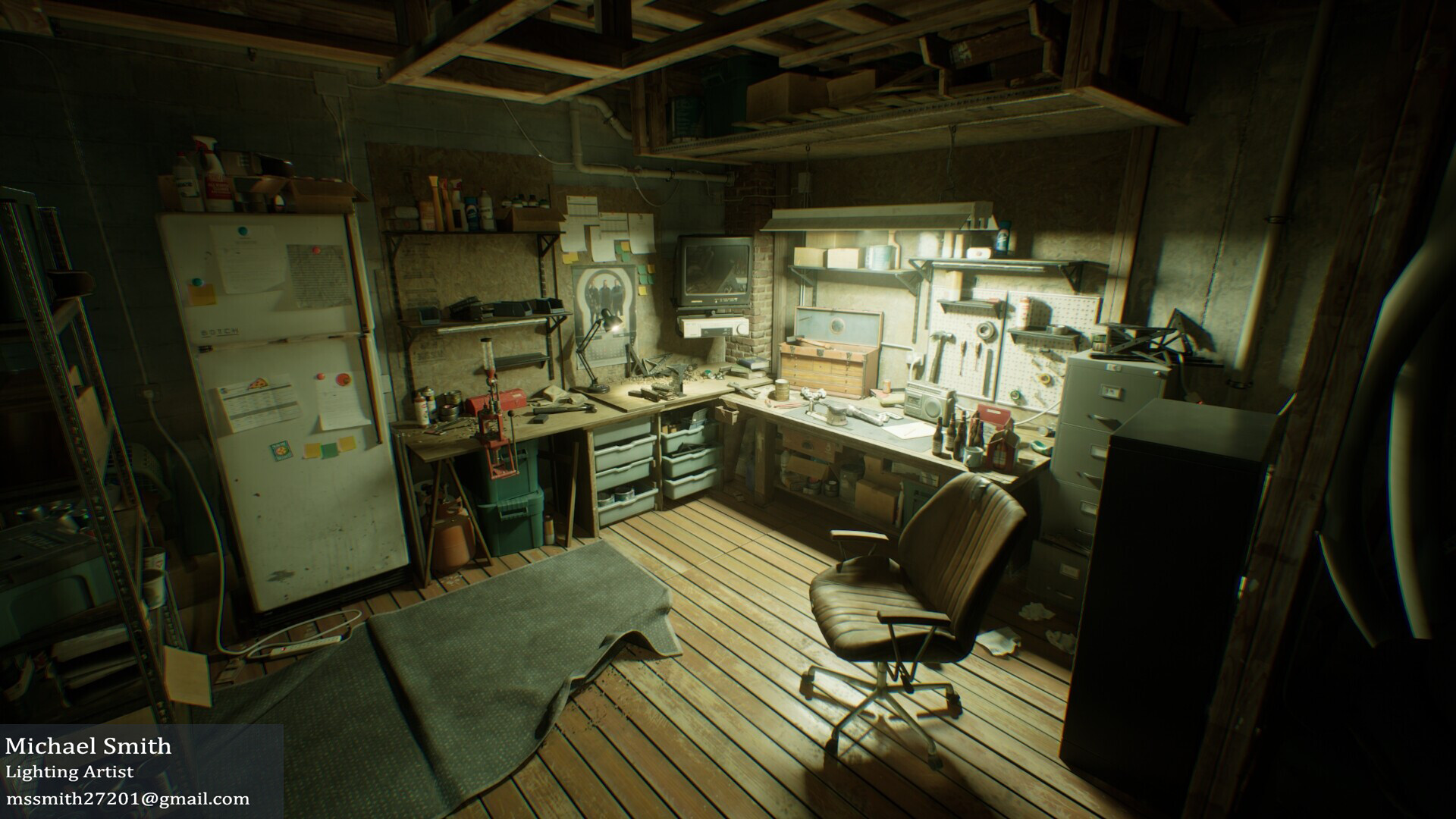 ArtStation - Barney's Basement - Relight