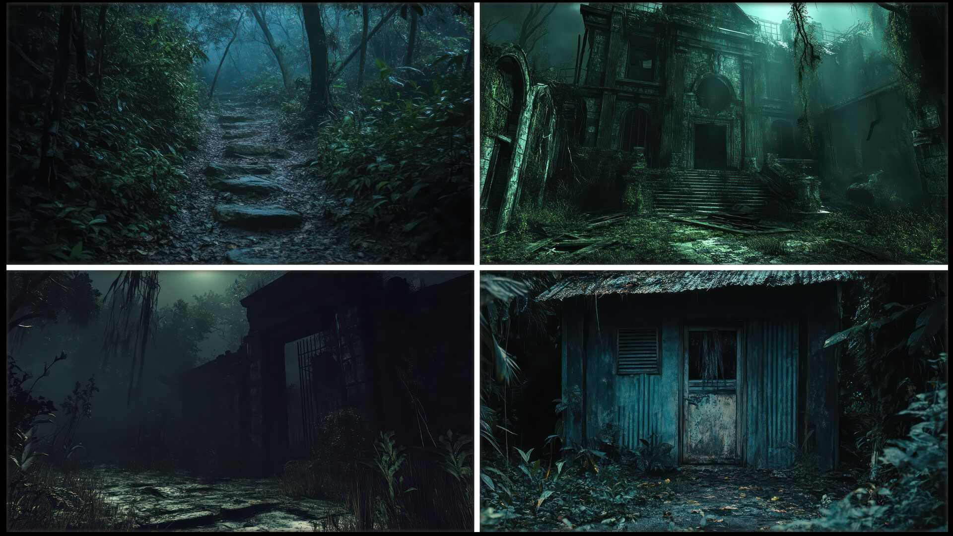 Ferial Concept - 🔹230 Horror Jungle - Environment Concept Reference ...