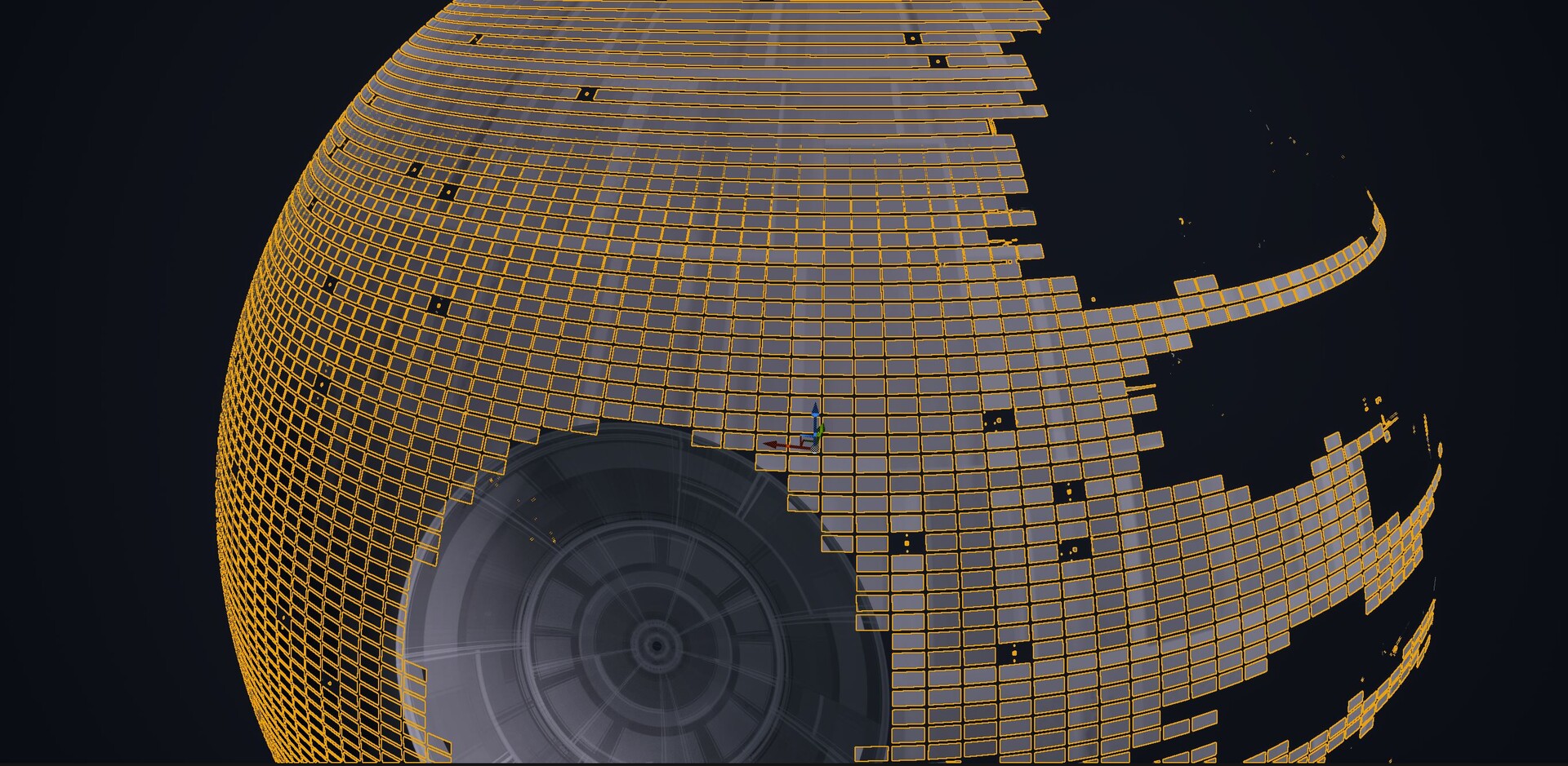 Isaac Oster - Procedural Death Star - Unreal 5.5 with PCG and HLSL