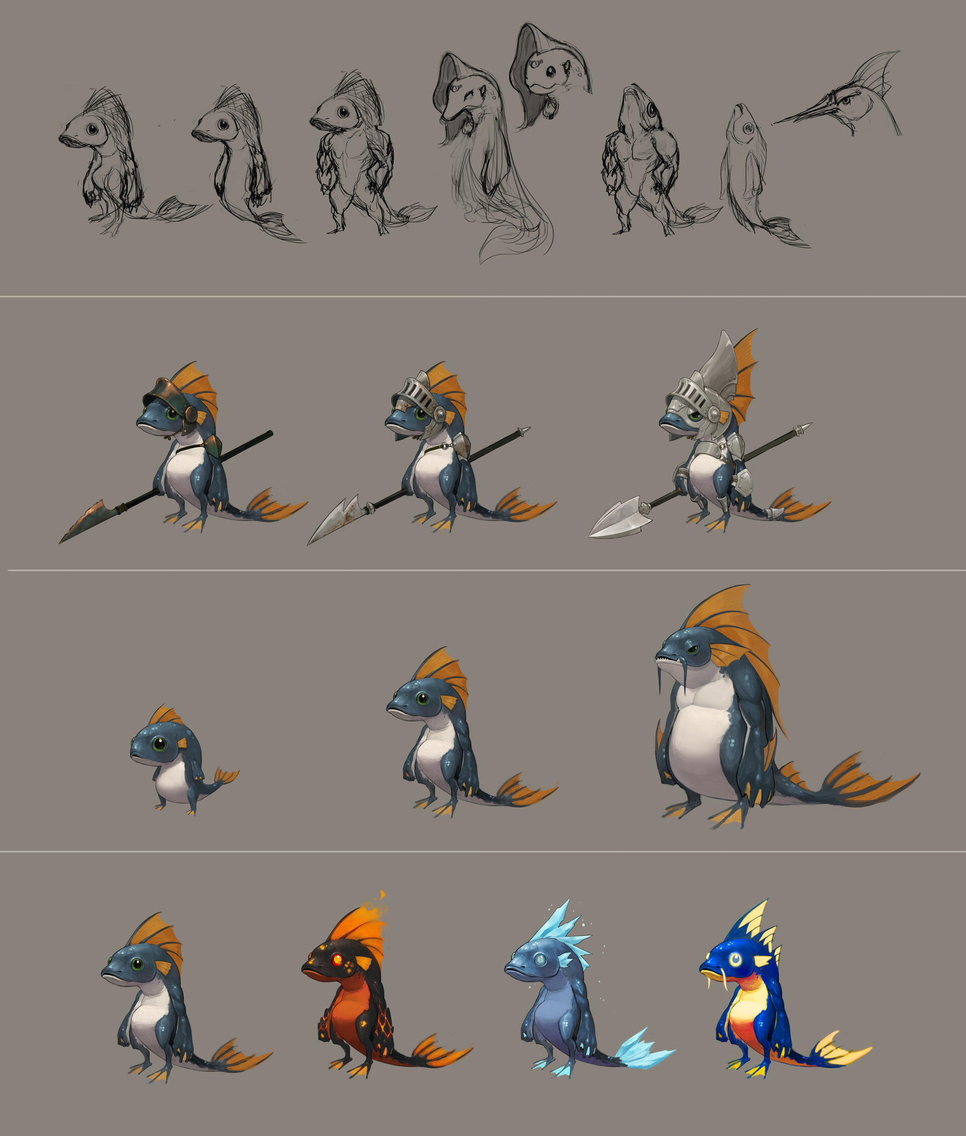 ArtStation - Monster practice