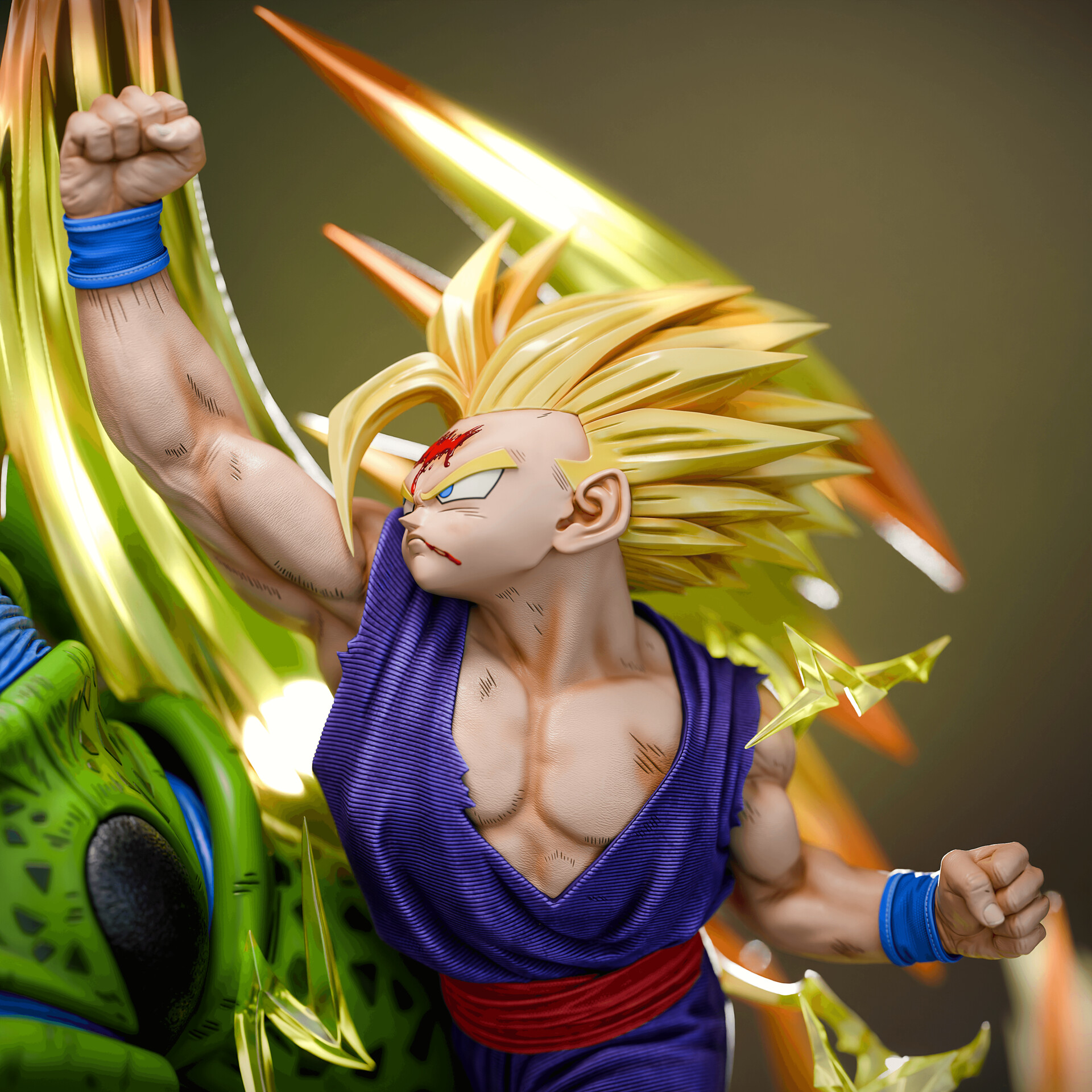 KD Collectibles - SSJ2 Gohan vs Cell