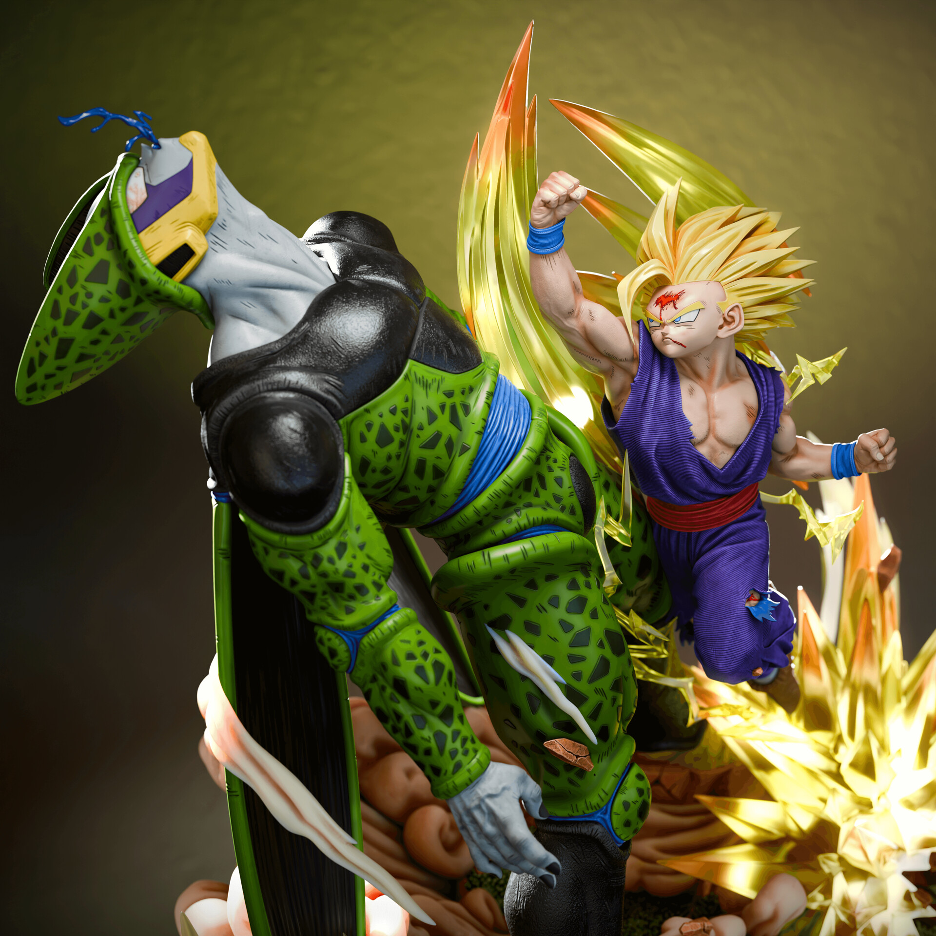 KD Collectibles - SSJ2 Gohan vs Cell