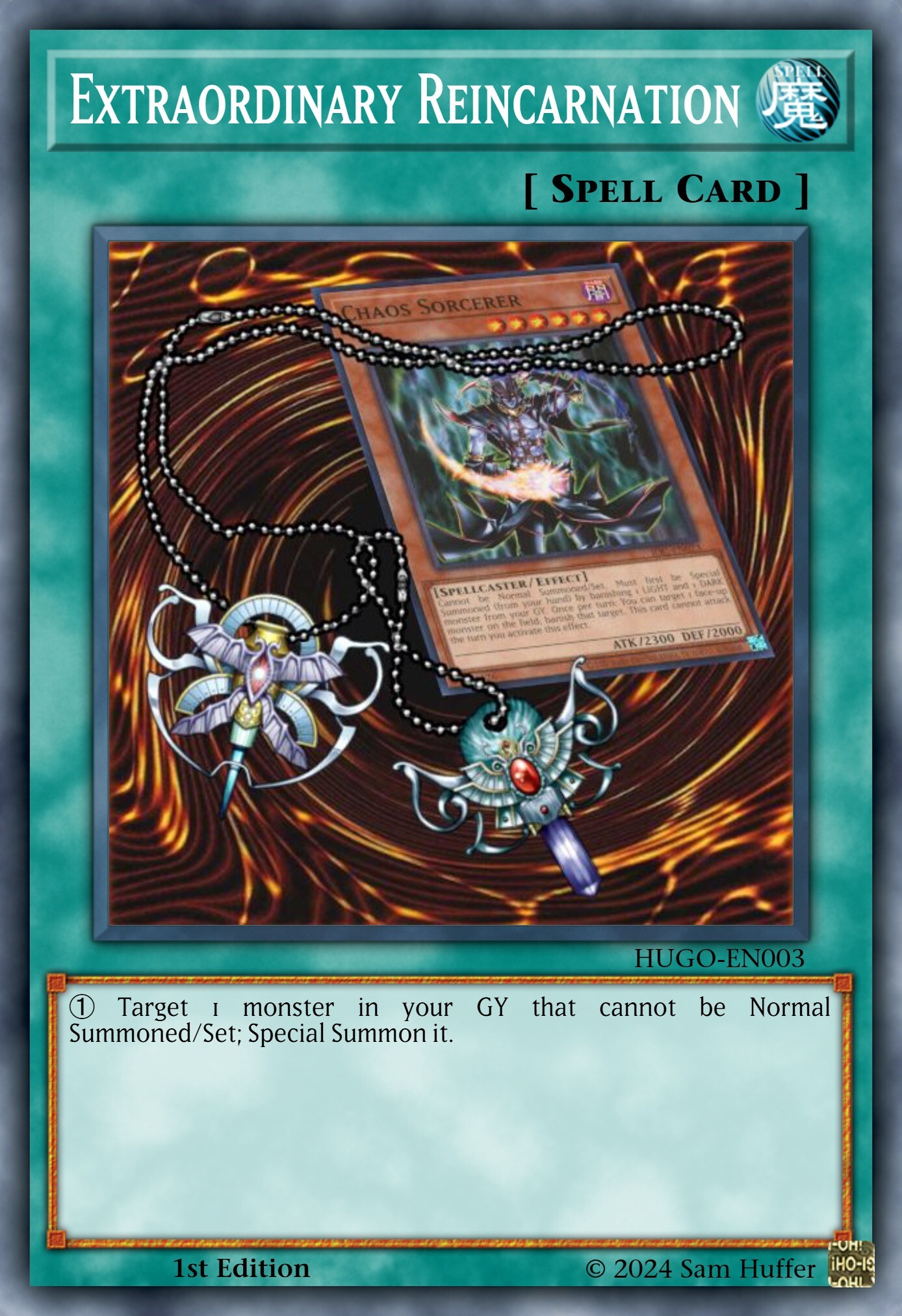 ArtStation - Extraordinary Reincarnation (Custom Yu-Gi-Oh! Card)